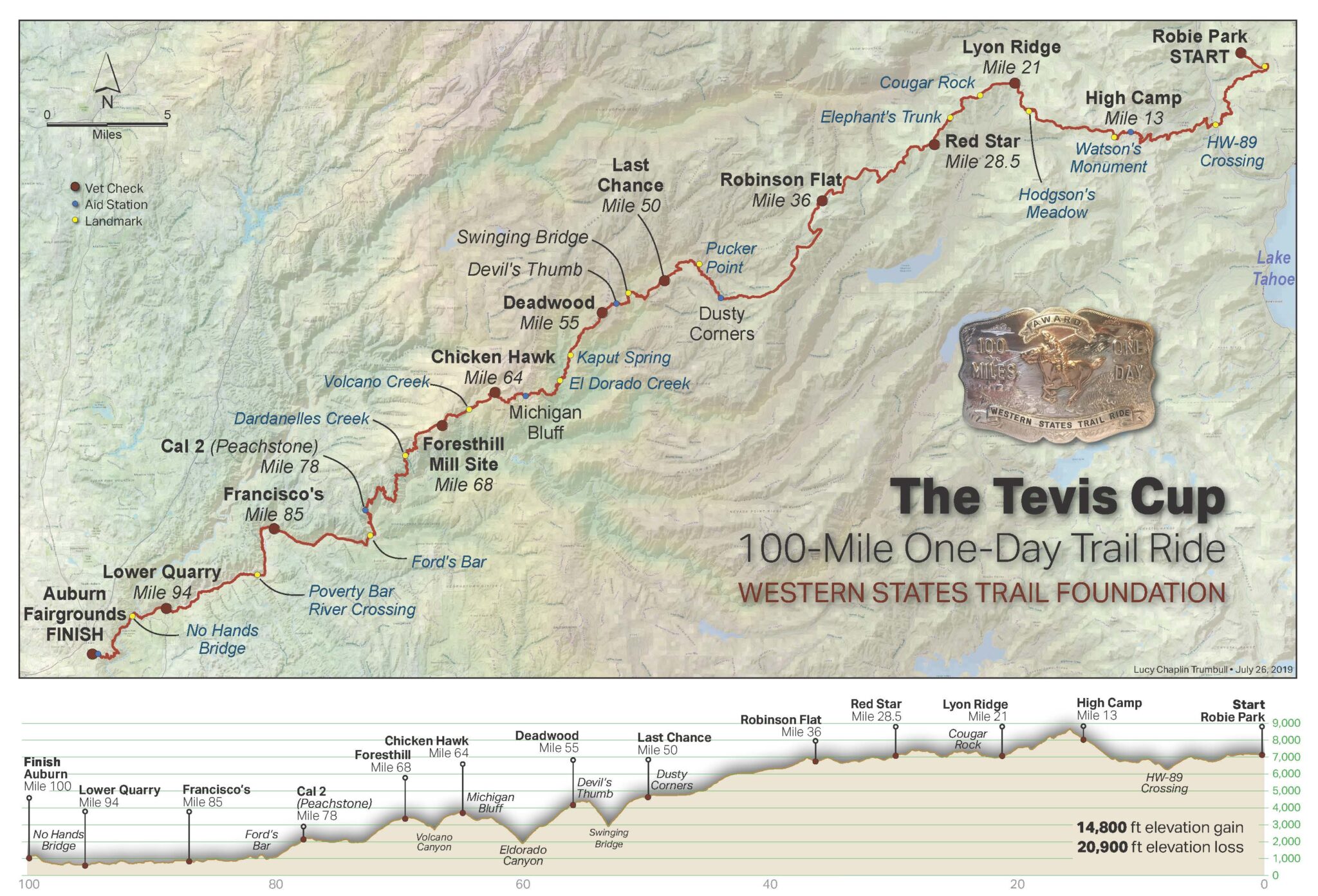 Trail Map – The Tevis Cup